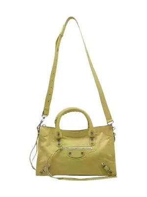 Balenciaga Le City Leather Tote Bag - Yellow