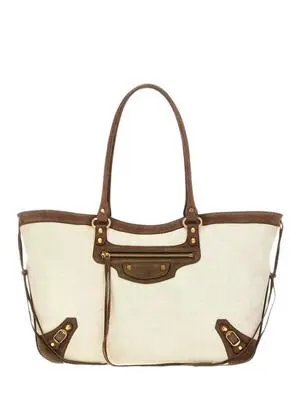 Balenciaga Neo Cagole Tote Bag - Neutrals