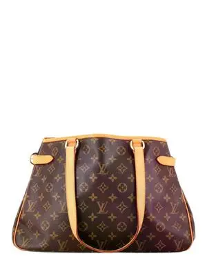 LOUIS VUITTON Monogram Canvas Batignolles Horizontal Tote Bag - Brown