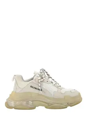 Balenciaga Triple S Sneakers With Logo Detail - Neutrals