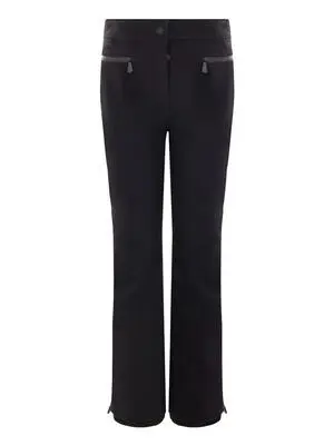 Moncler Logo-appliqué Ski Trousers - Black