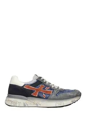 Premiata Premiata Mick Logo-Patch Sneakers Grey