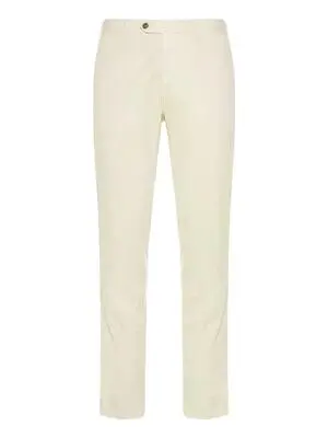 PT TORINO Cream White Tapered Trousers - Neutrals