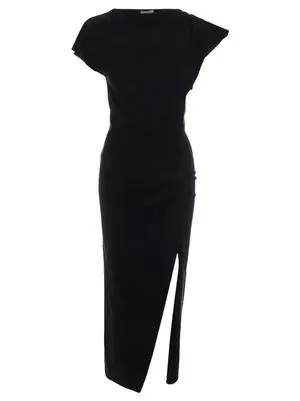 Isabel Marant Étoile ISABEL MARANT Nadela Ruched Maxi Dress Black