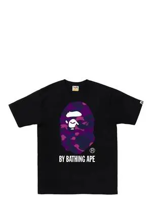 A BATHING APE Camo Ape Head T-shirt - Black