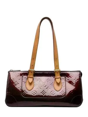 LOUIS VUITTON Monogram Vernis Rosewood Avenue Shoulder Bag - Red