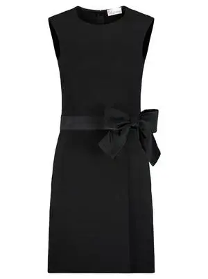 Red Valentino Bow Detail Dress - Black