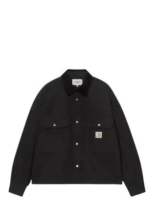 Carhartt Work In Progress Prescott Corduroy-collar Shirt Jacket - Black