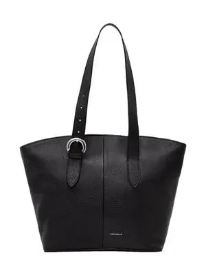 COCCINELLE Buckled Tote Bag - Black