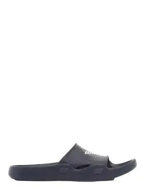Emporio Armani Logo-print Slip-on Sandals - Blue