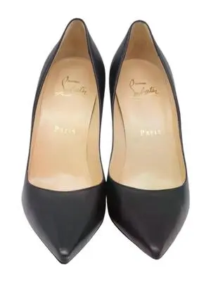 CHRISTIAN LOUBOUTIN Apostrophy Pointed-toe Pumps - Black