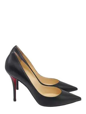 CHRISTIAN LOUBOUTIN Apostrophy Pointed-toe Pumps - Black