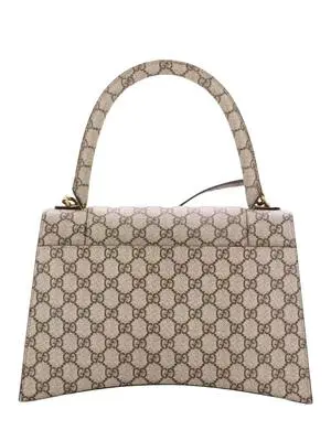 Gucci X Balenciaga The Hacker Project Hourglass Top Handle Bag - Brown