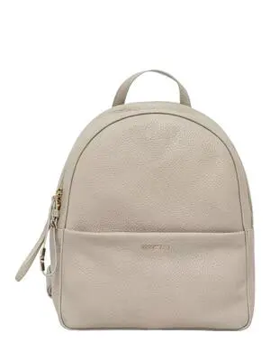 COCCINELLE Nory Grained Leather Backpack - Neutrals