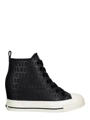 GUESS GUESS USA Sundae Logo-Print High-Top Sneakers