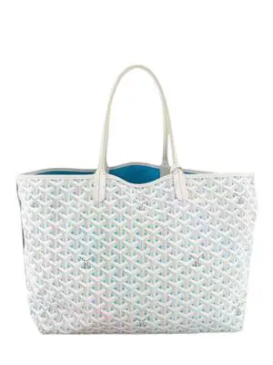 Goyard Saint Louis Claire Voie Coated Canvas Pm Tote Bag - White