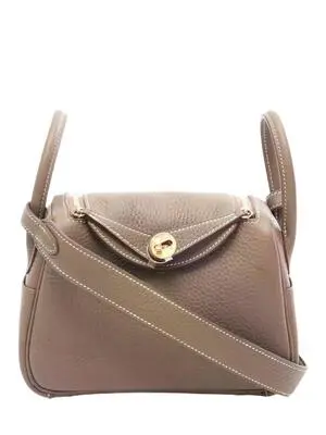 Hermès Mini Lindy Shoulder Bag - Neutrals