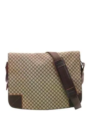 Celine 2010s Macadam Shoulder Bag - Neutrals