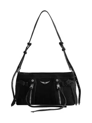 Zadig&Voltaire Madison Mini Suede Bag - Black