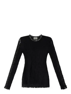 Isabel Marant Étoile Brany Lace Top - Black
