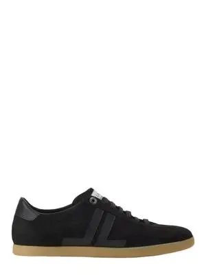 LANVIN Glen 2.0 Logo Patch Sneakers - Black
