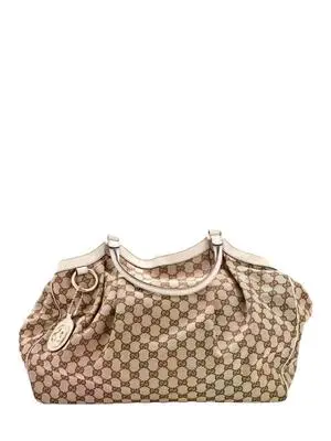 Gucci Sukey Gg Canvas Large Tote Bag - Brown