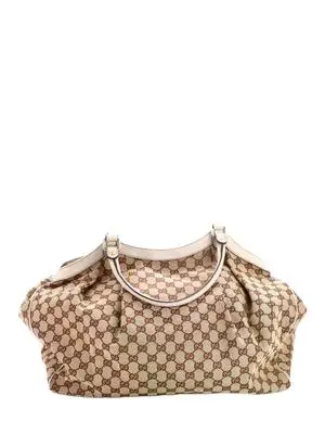 Gucci Sukey Gg Canvas Large Tote Bag - Brown