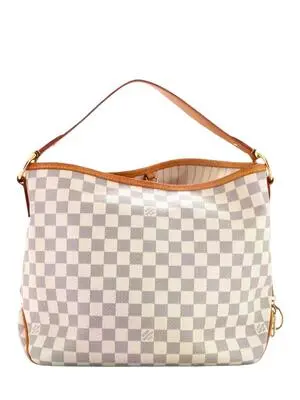 LOUIS VUITTON Louis Vuitton Damier PM Hobo Bag White