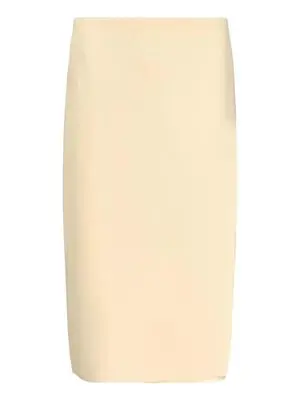JIL SANDER Midi Double-face Wrap Skirt - Neutrals