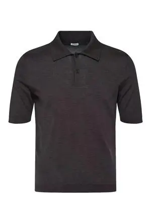 JIL SANDER Short-sleeve Polo Shirt - Brown