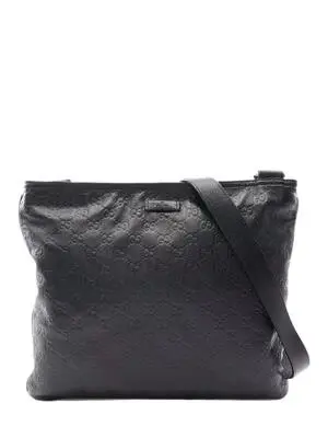 Gucci 2000s Ssima Shoulder Bag - Black