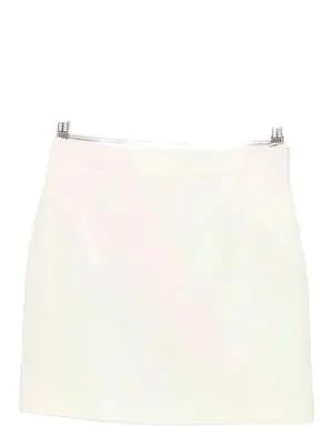 Alessandra Rich Bouclé-knit Mini Skirt - Neutrals