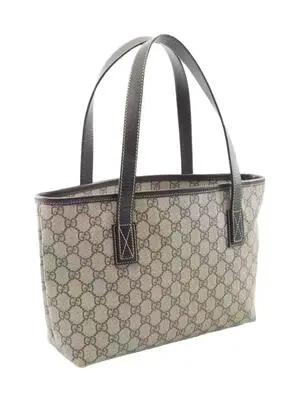 Gucci Gg Supreme Canvas Tote Bag - Neutrals