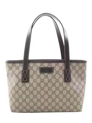 Gucci Gg Supreme Canvas Tote Bag - Neutrals
