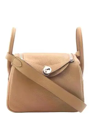 Hermès Mini Lindy Shoulder Bag - Neutrals