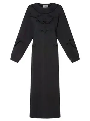 MARANT ETOILE Enaelle Broderie Anglaise Cotton Dress - Black