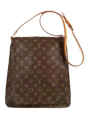 LOUIS VUITTON Musette Salsa Monogram Canvas Shoulder Bag - Brown