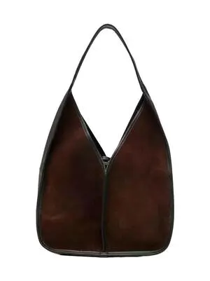 Hereu Calella Suede Shoulder Bag - Brown