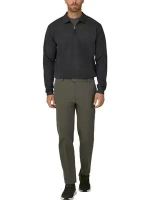 Boggi Milano Wool-blend Quarter-zip Sweatshirt - Grey