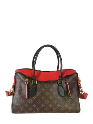 LOUIS VUITTON 2021 Tuileries Monogram Canvas Handbag - Brown