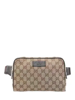 Gucci Gucci Beige GG Canvas Belt Bag Neutrals