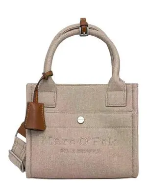 Marc O'polo Logo-embroidered Canvas Tote Bag - Neutrals