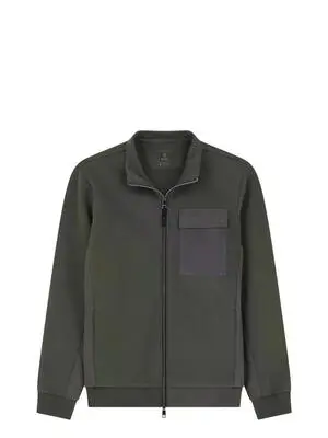 Boggi Milano B Tech Full-zip Scuba Sweatshirt - Grey