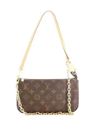 LOUIS VUITTON Monogram Canvas Pochette Accessories Nm Shoulder Bag - Brown