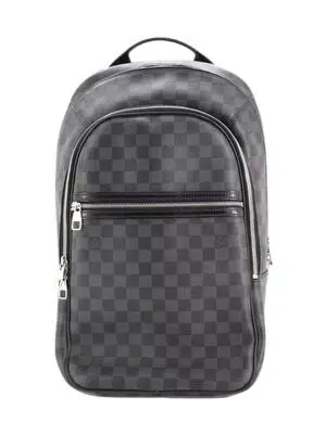LOUIS VUITTON Michael Nm Damier Graphite Backpack - Black