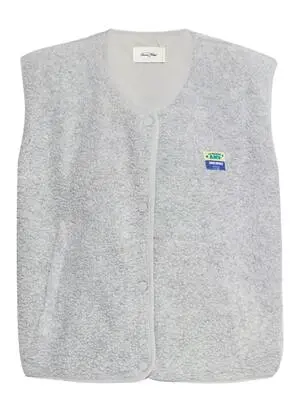 American Vintage Hoktown Logo-patch Gilet - Grey