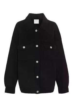 BARRIE Oversized Button-up Jacket - Black
