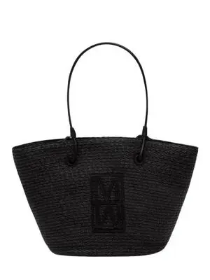 Marc O'polo Large Logo Patch Tote Bag - Black