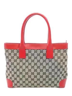 Gucci Gg Canvas Tote Bag - Neutrals