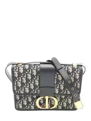 Dior 2010s 30 Montaigne Oblique Shoulder Bag - Neutrals
